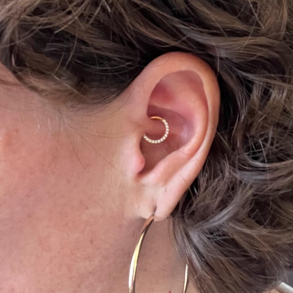 Turquoise Flower Barbell Ear Piercing Body Jewellery Helix, Cartilage ...