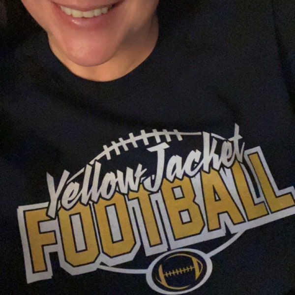 Football Shirt, Yellow Jacket Shirt, Yellow Jacket, Jackets, Football ...