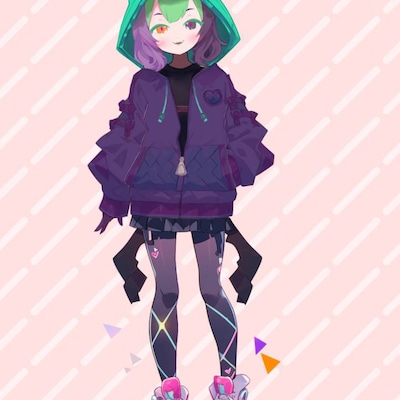 Kirito Avatar Anime Vtuber 3d Avatar Vrchat Vrm (Instant Download) - Etsy