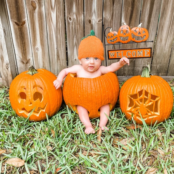 Pumpkin Hat Baby Candy Corn Hat Newborn Fall Baby Toddler Fall Hats ...