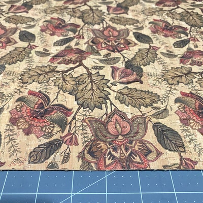 Portuguese Cork Fabric, Printed Pattern 68x50cm / 26.77''x19.69'', 16 ...