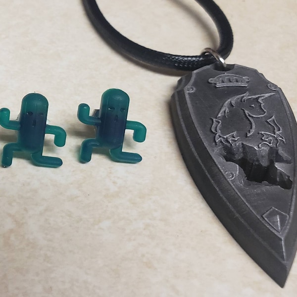 FFXIV Haurchefant Greystone Shield Pendant Keychain- Shadowbringers ...