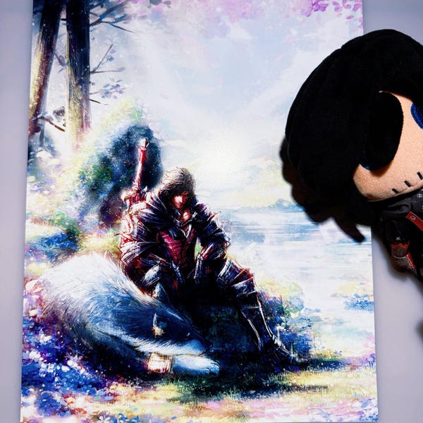 Final Fantasy XVI Clive & Torgal- Limited Edition Fine Art Print -FFXVI ...