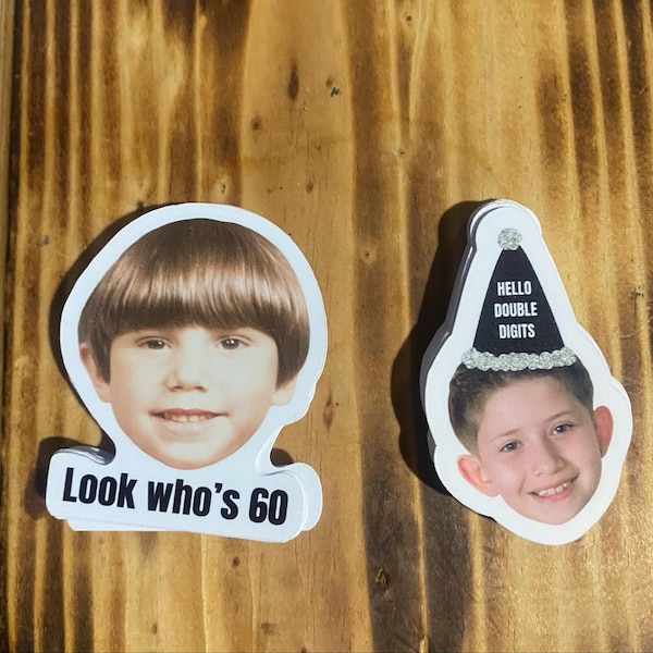 Custom Face Confetti Stickers – Funny Photo Cutouts for Birthday ...