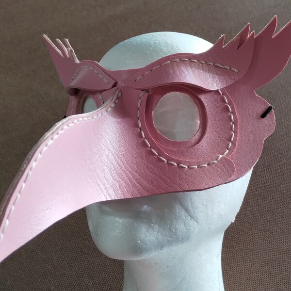 Bird Mask Pattern - Halloween Mask Pattern - DIY Leather - Video ...