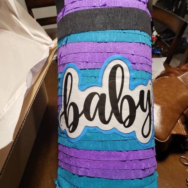 Punching Bag Gender Reveal Pinata 20 Inches Tall - Etsy