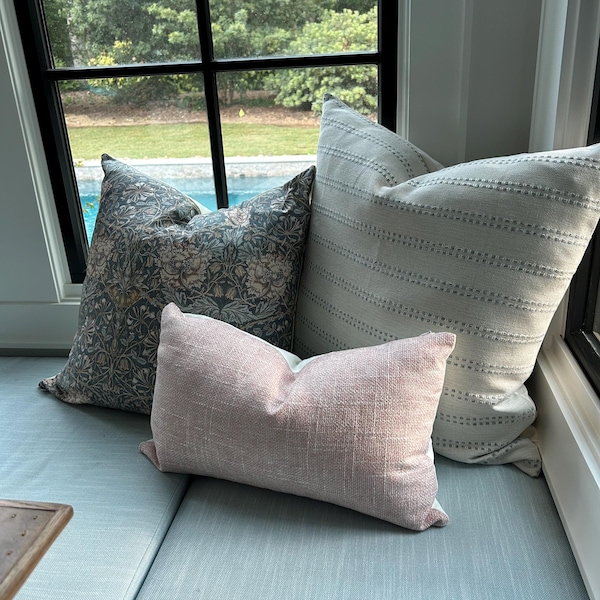 Linen Designer Fabric Remnant Bundle, Dark Beige, Browns and Floral - Etsy