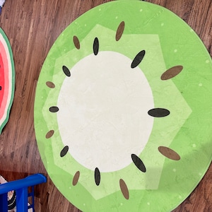 Kiwi Mat Playroom Mat Kid's Rug Playmat - Etsy