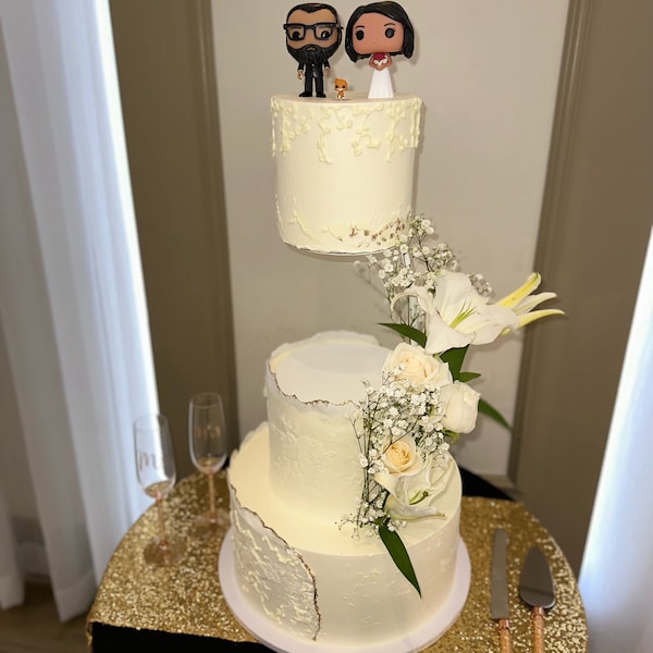 Propsecure® SIDE BAR Floating Cake Spacer - Anti Gravity Cake Stand ...