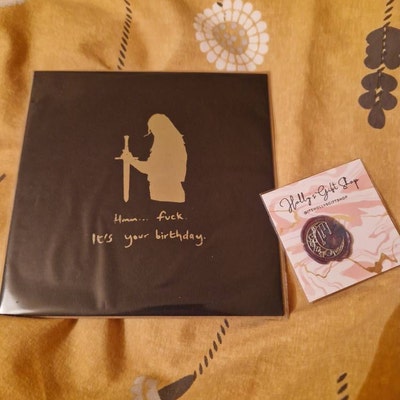 Witcher Birthday Card the Witcher Gaming TV Show Greetings Card ...