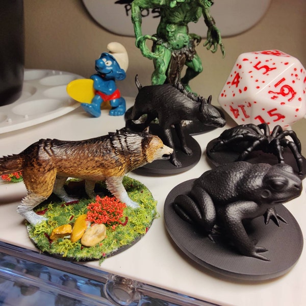 Giant Toad Missile Toad Tabletop RPG Mz4250 3D Printed Miniatures 28mm ...