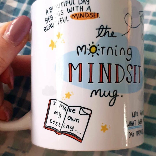 The Morning MINDSET Mug - Mental Health, Mindset, Law of Attraction ...