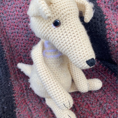 Greyhound, Crochet Greyhound, Greyhound Crochet Pattern, Crochet ...