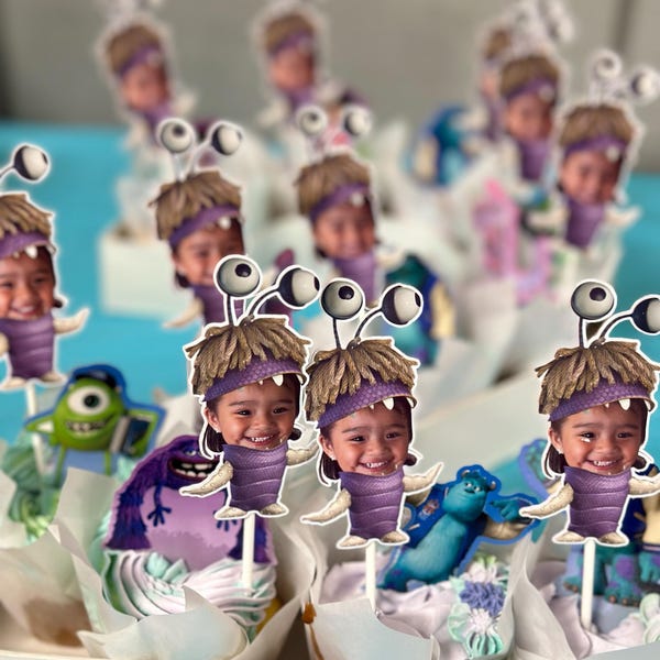 Pilot Custom Face Cupcake Toppers, Airlines Pilot, Graduation Pilot ...