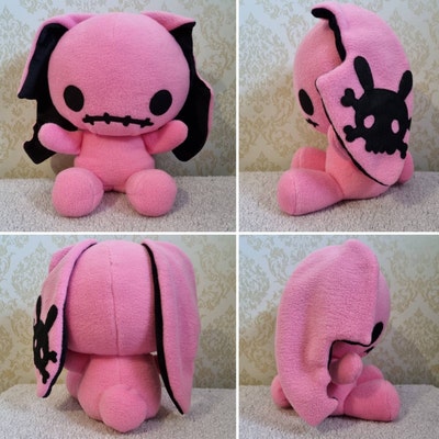 Chibi Horror Animal Plush Sewing Pattern .pdf Tutorial Rabbit Panda Bat ...