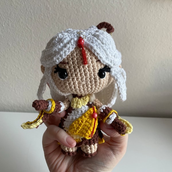 Crochet PDF Pattern: "ningguang" Chibi Amigurumi - Etsy