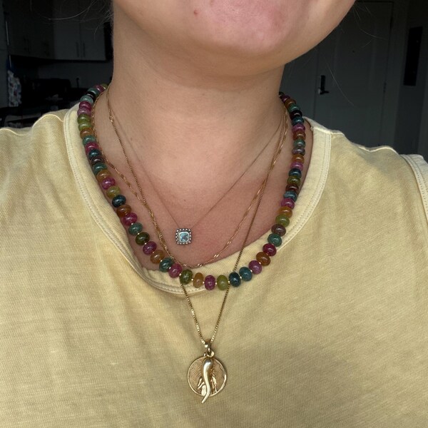 14K Gold Chain, 14K Gold Necklace, Solid Gold Necklace, Solid Gold ...