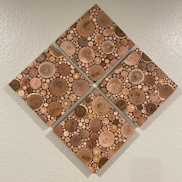 Rustic Wooden Wall Decor/ Wood Wall Panel/ Recycled Wood Wall Art ...