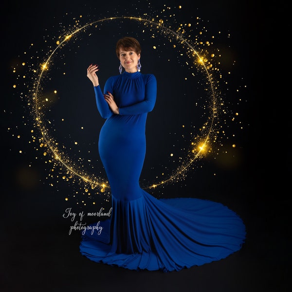 50 LIGHTS BOKEH Overlays Gold Maternity Rings Circle Overlays Christmas ...
