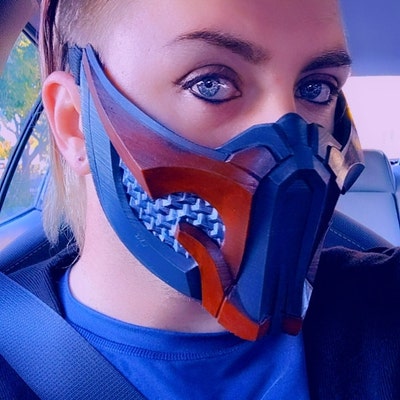 Mortal Kombat Mask Sub Zero MK11 MKX MK9. Subzero Raw 3d Printed. 3d ...