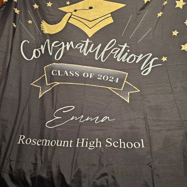 Graduation Backdrop 2023, Graduation Photo Backdrop, Class of 2023 ...