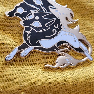 Cerberus Hard Enamel Pin - Etsy