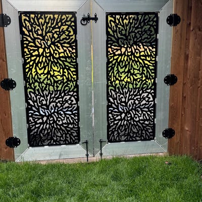 Metal Fence Topper for Privacy, Fence Toppers Metal Decorative Panels ...