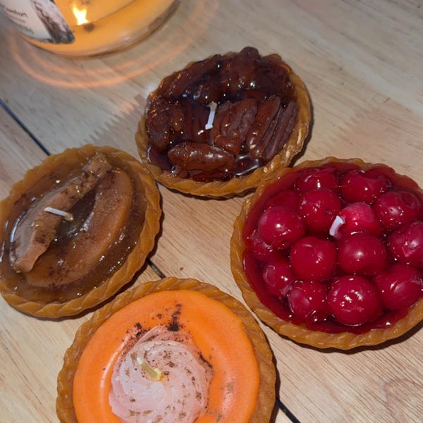 Small Pie Candles - Etsy