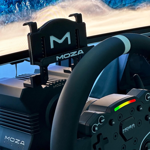 Phone Holder for Moza Base R3 R5 R9 R12 - Display Your Dashboard - 3D ...