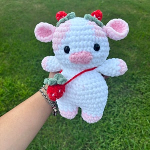 10-in-1 Fruit Cows Crochet Pattern Bundle amigurumi Highland Cow ...