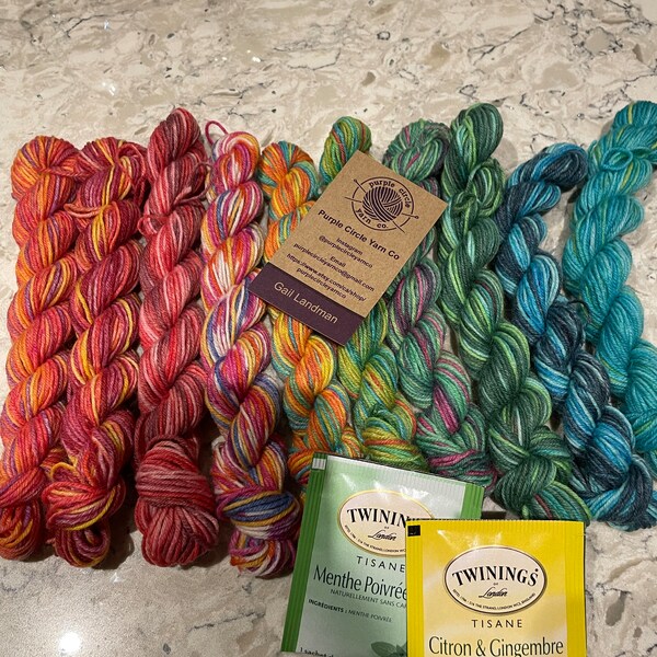 Opal Sock Yarn Gift Box 24 X 5g 120g Mini Skein Set Scrappy Yarn Set ...