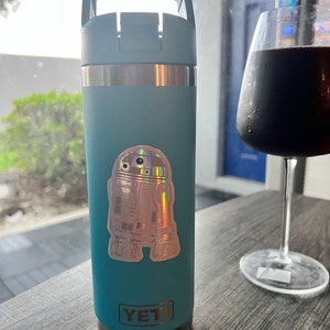 R2D2 Holographic Droid Sticker/ Star Wars Disney Laptop Stickers/mickey ...