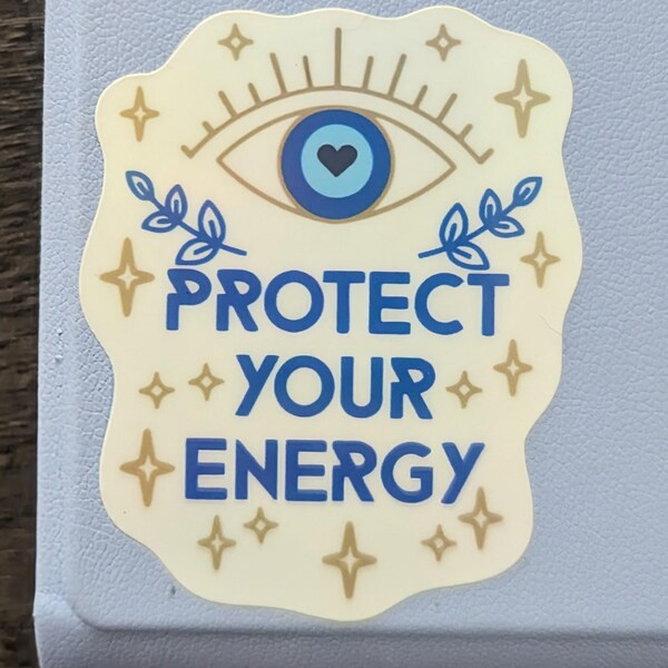 Evil Eye Sticker, Protect Your Energy, Spiritual Protection, Oracle Eye ...