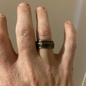 500-dollar Bill Silver Certificate Coin Ring. Handcrafted 1 Oz - Etsy