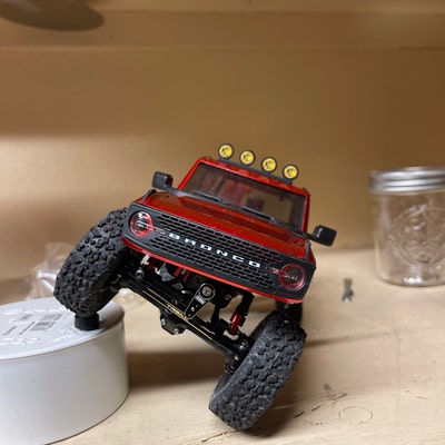 Kyosho Mini Z 4x4 Jeep Body Armor Rack With KC Lightbar and Side Ladder ...