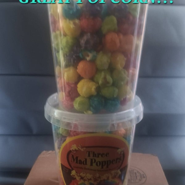 Rainbow Popcorn - A Colorful Burst of Fun and Flavor - Etsy