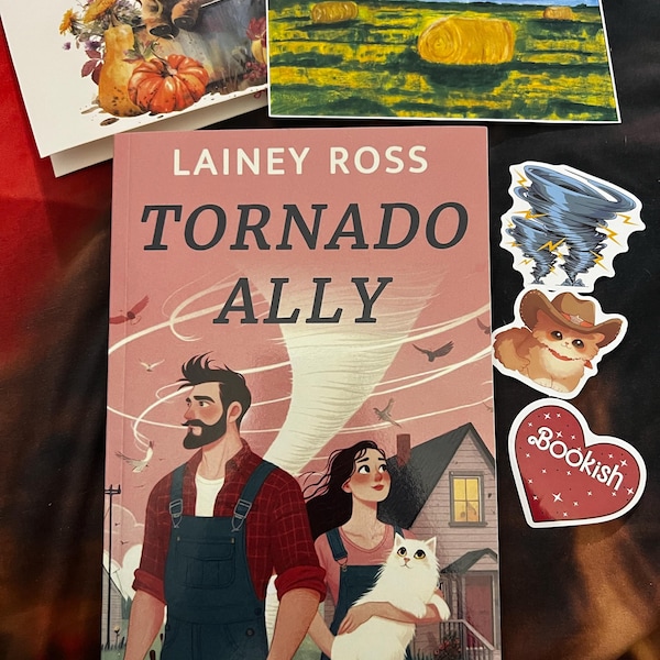 Preorder Sprayed Edge Edition * Signed Copy of Tornado Ally Small Town Romance Romantic Comedy ...
