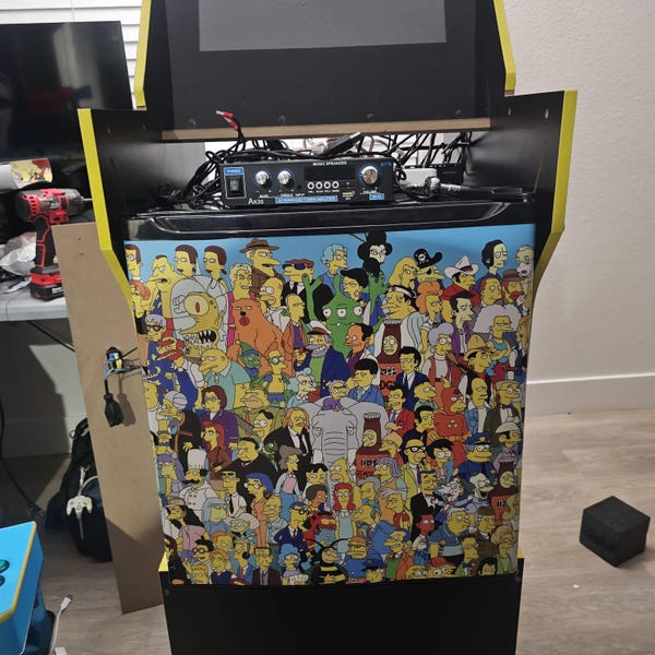 Arcade1up Arcade 1up Pinball Decal Wrap Skin Sticker 8 Piece Set Aliens ...