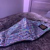 Rave Hood | Festival Hood | Reversible | Holographic Hood | Face Mask ...