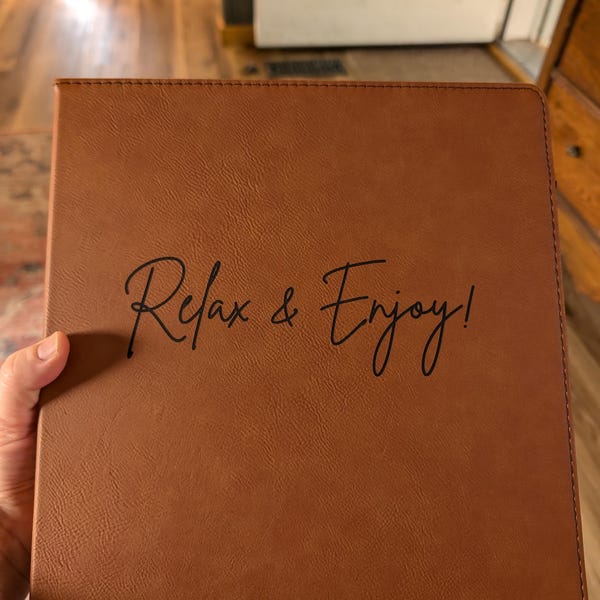 Company Logo Leather Padfolio, Custom Leather Portfolio, Personalized ...