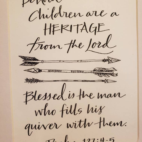 Numbers 6:24-26 - Hand-lettered Scripture Print - Bella Scriptura ...