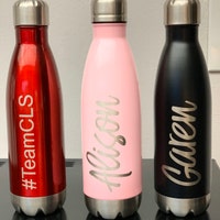 Monogrammed Water Bottle, Free Shipping, Personalized Water Bottle ...