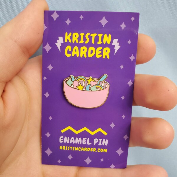 Lucky Charms Enamel Lapel Pin - Etsy