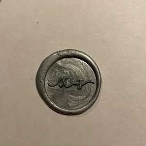 Personalized Simple Initial Wax Seal Stamp With Initials - Etsy