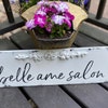 CUSTOM BUSINESS SIGN Shabby Chic Business Sign Roses & - Etsy
