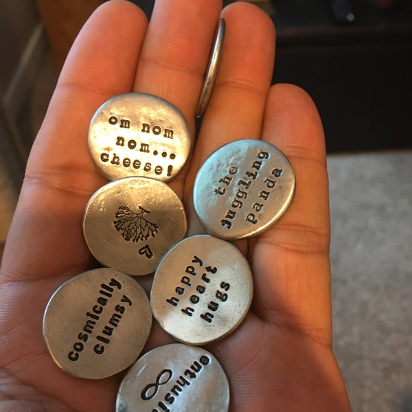 Love Token, Personalized Pocket Token, Wedding Party Favor ...