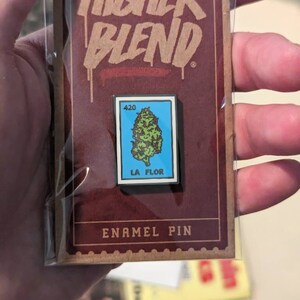 LA FLOR PIN Weed Nug Loteria Card, Cannabis, Marijuana, Ganja, Stoner ...