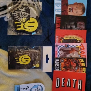 8pc VHS Sticker Enamel Pin Set - Etsy