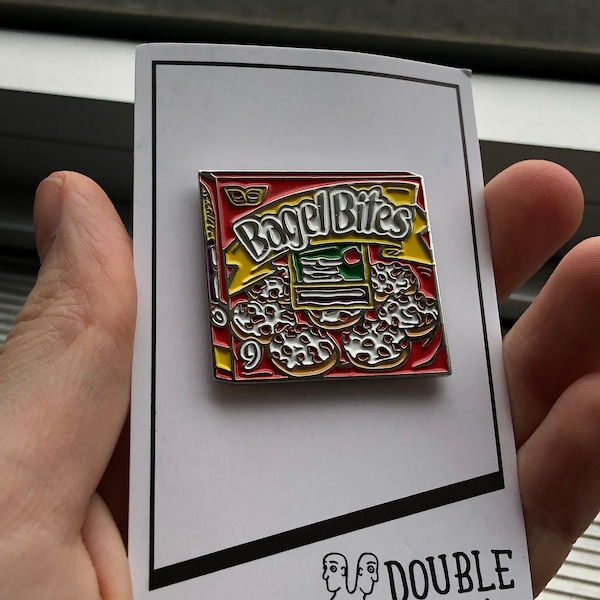 Bagel Bites Enamel Pin - Etsy