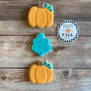 Happy Fall Y'all Gift Tag Printable Circle Tag Cookie - Etsy